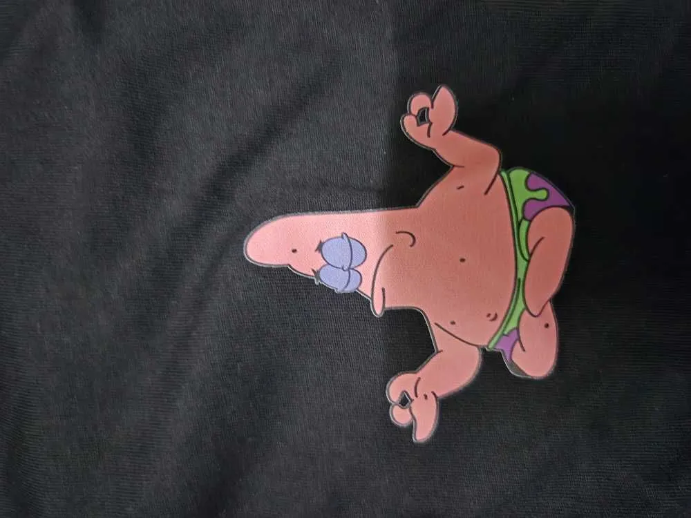 Patrick Star Printed Relaxed T shirt - NEWME