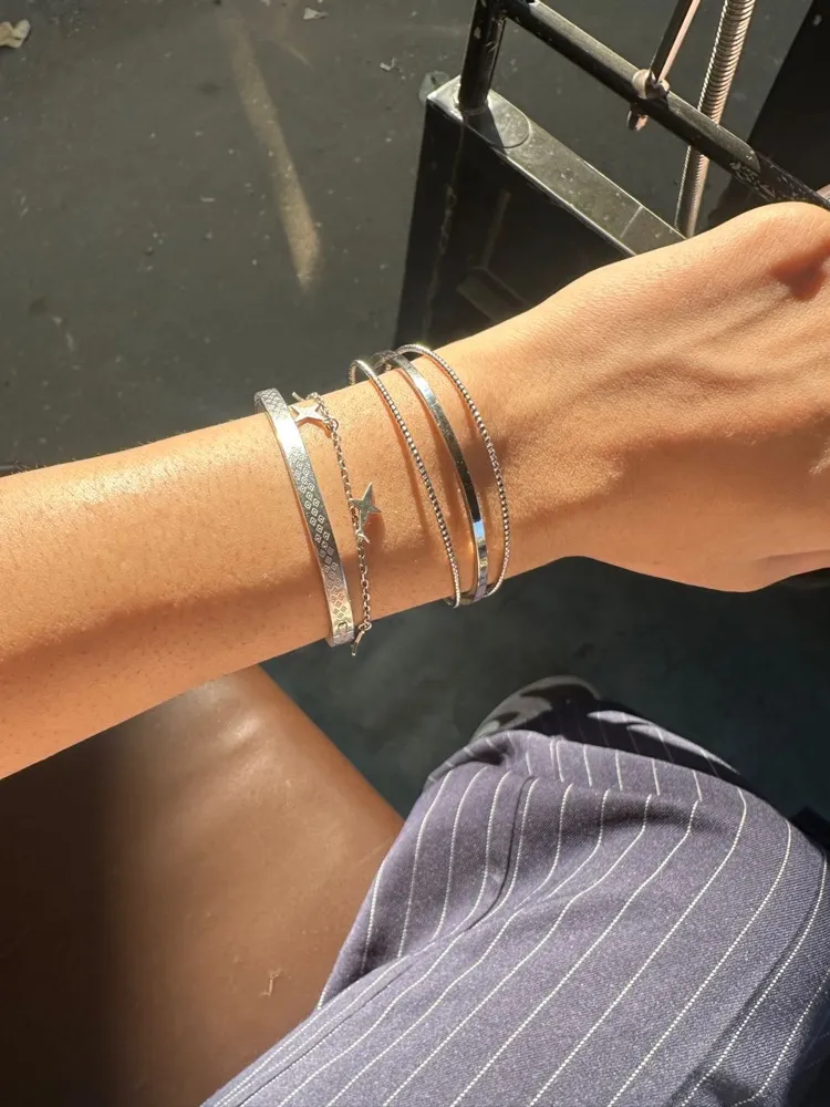 Imitation Silver Multi Layered Bracelet - NEWME