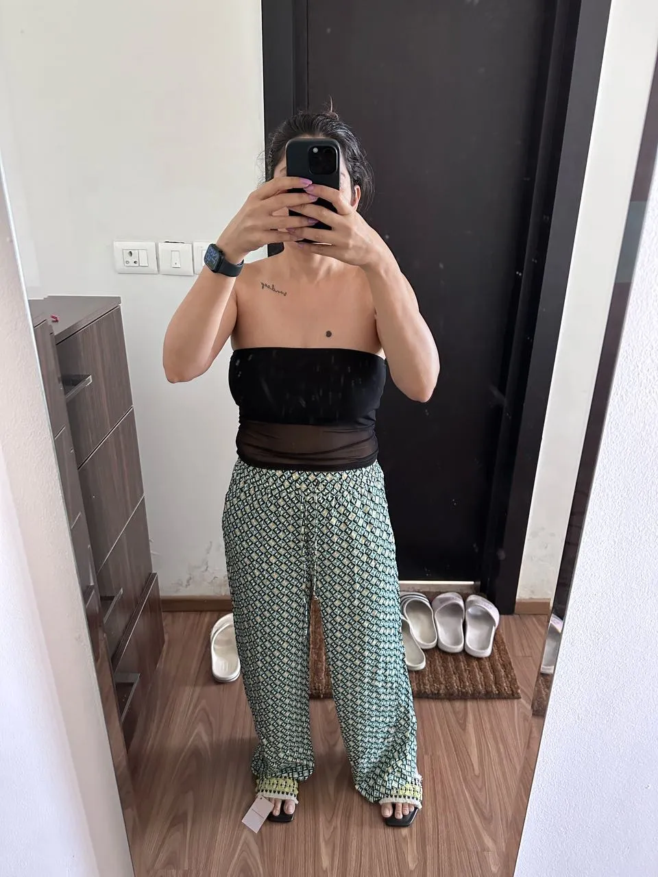 Semi Sheer Tube Top Newme