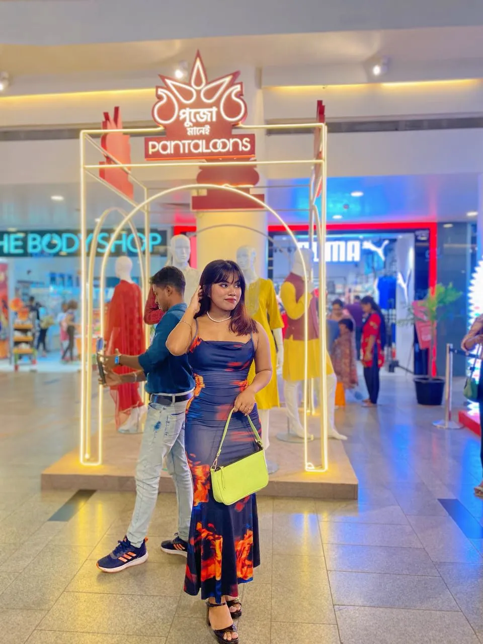 Printed Sleeveless Maxi Dress Newme