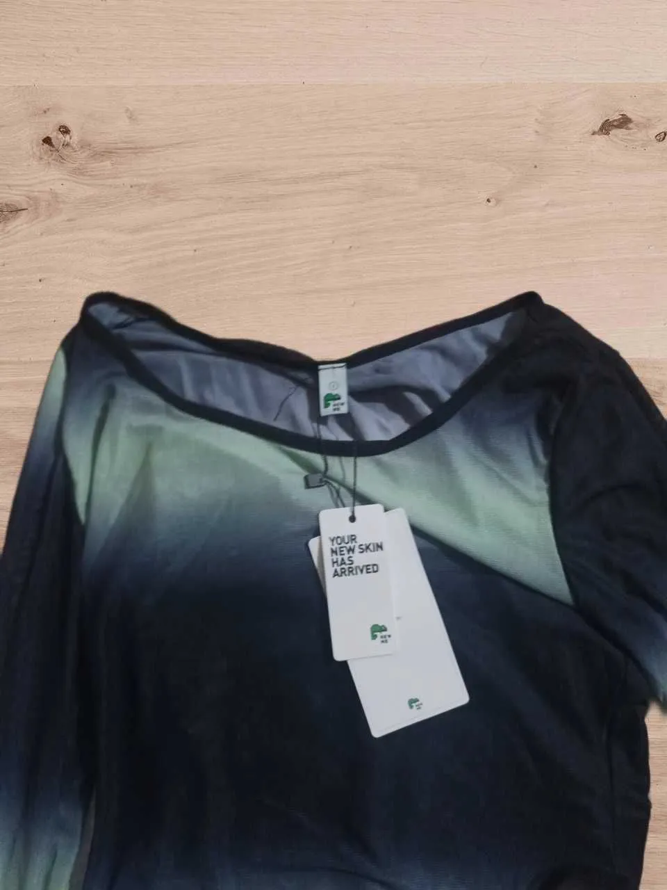 Dual Shade Long Sleeve Top Newme