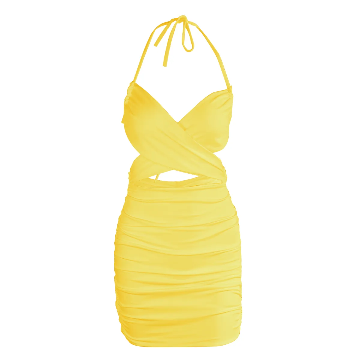 Cross Wrap Dress - NEWME