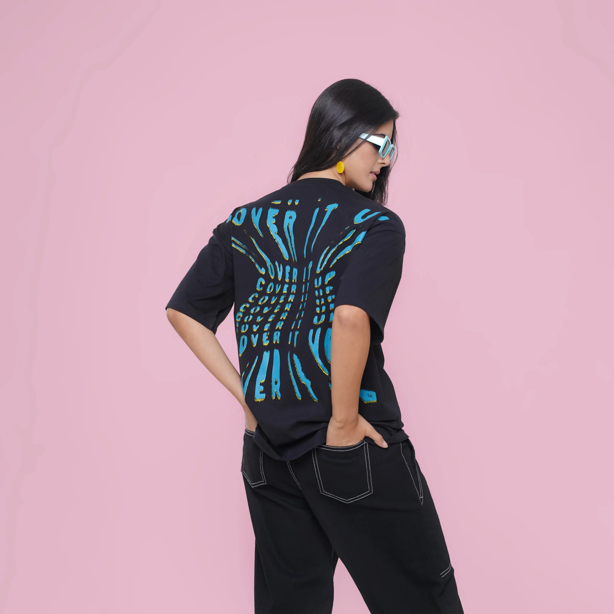 High Voltage Oversized Graphic T shirt Newme
