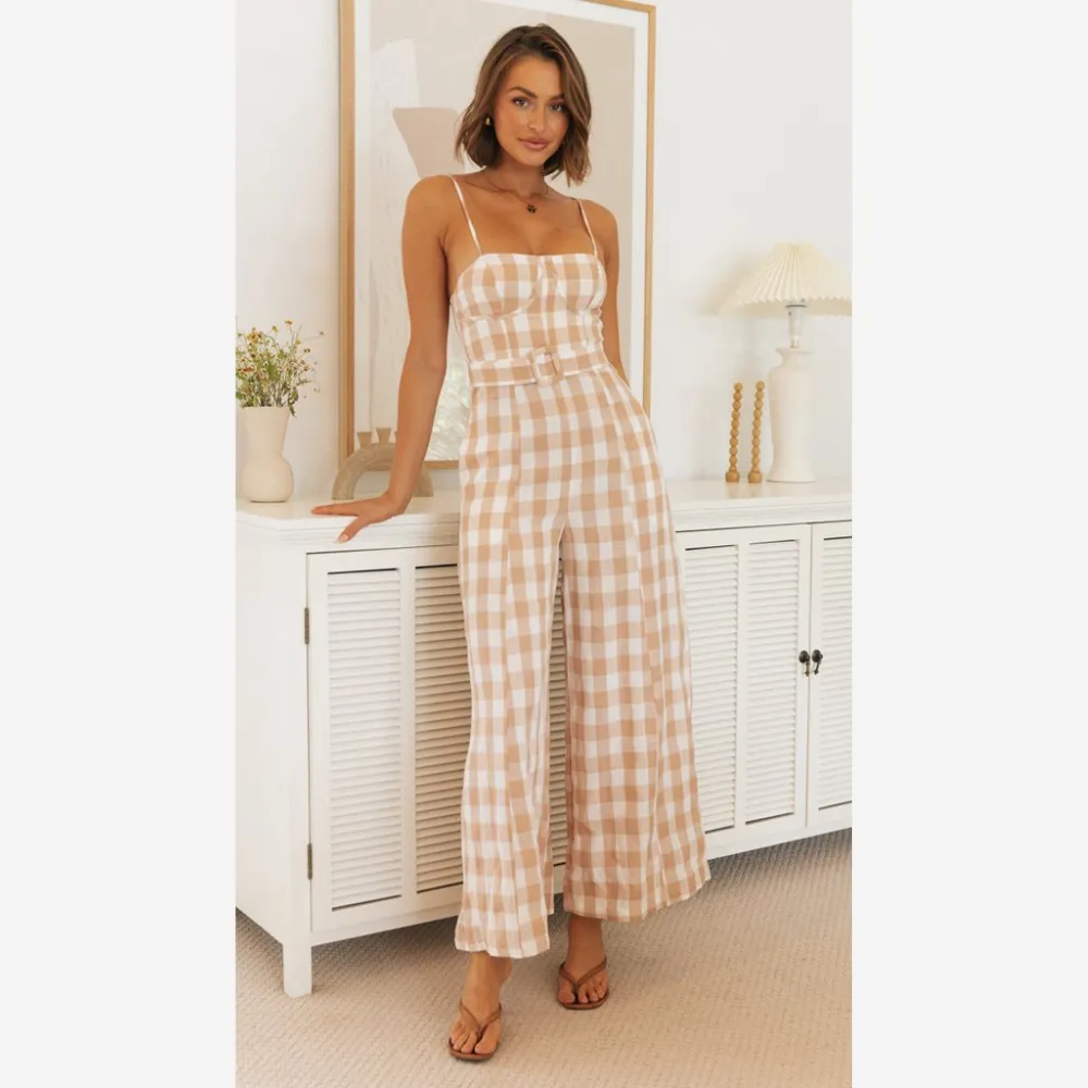 Checkered Jumpsuit - NEWME