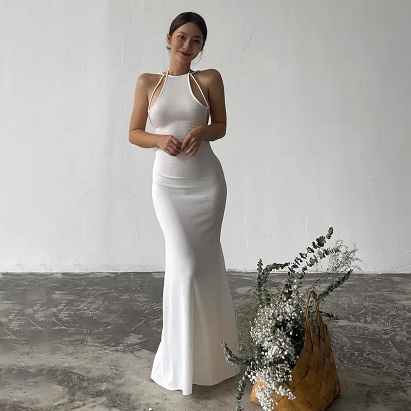 Halter Neck Bodycon Dress - NEWME