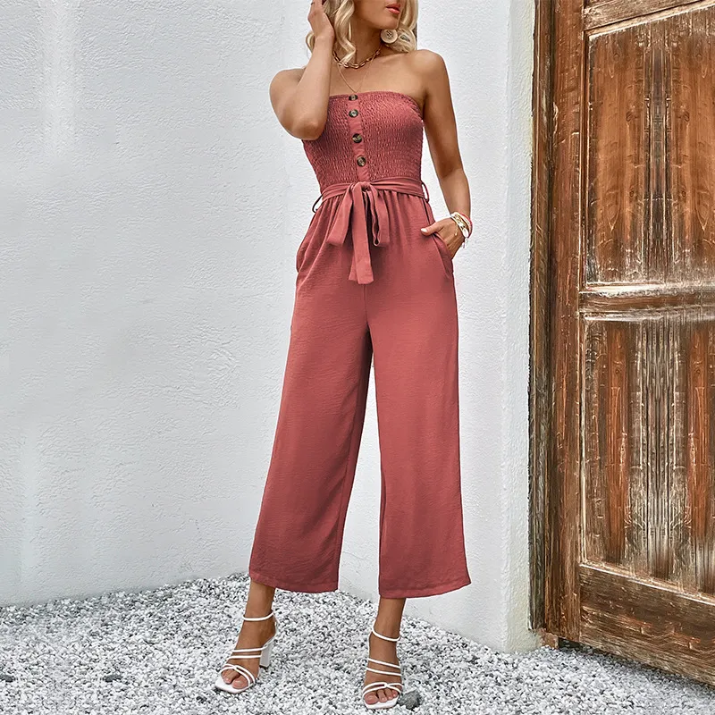 Bustier Tube Jumpsuit - newme