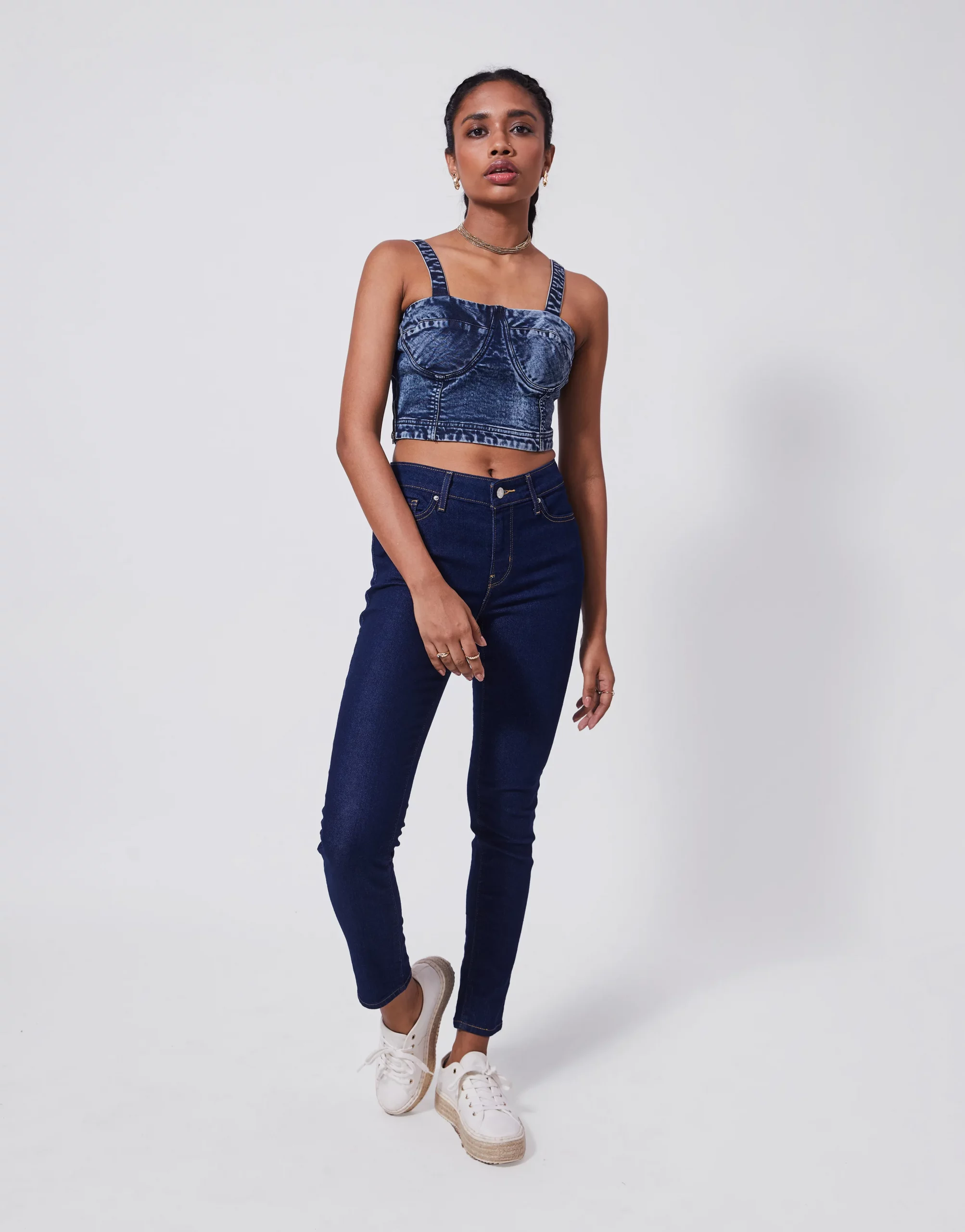 Washed Denim Regular Fit Jeans - newme