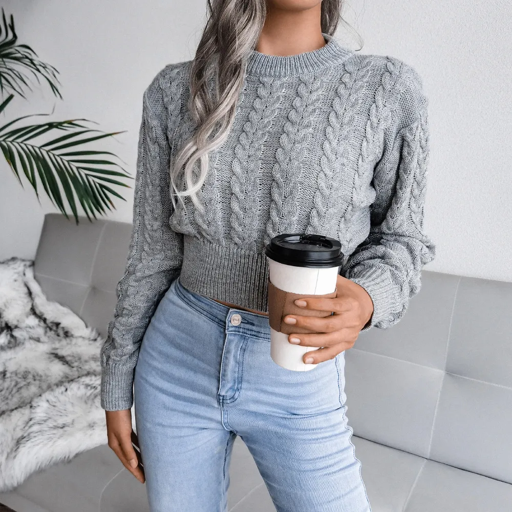 Cablenet Oversized Knitted Sweater - NEWME