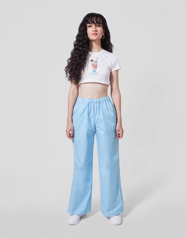 Solid Relaxed Fit Trousers - NEWME