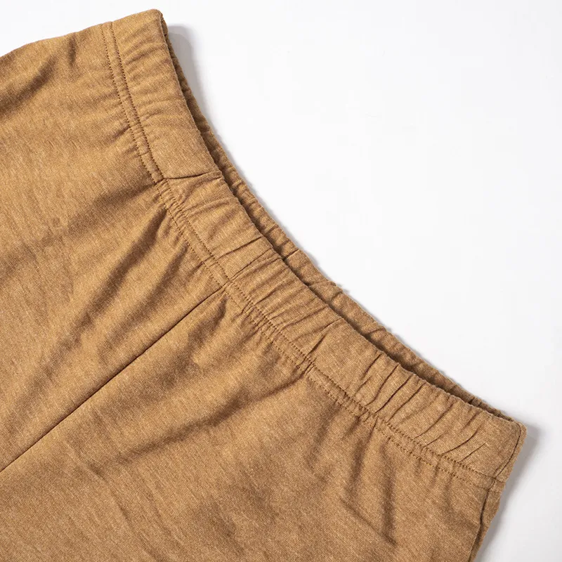 Basic Crop Top And Flare Pants Coord Set - newme