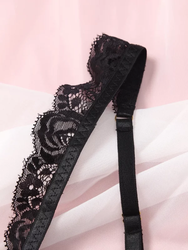 Lacy Trimmed Matching Sets - NEWME