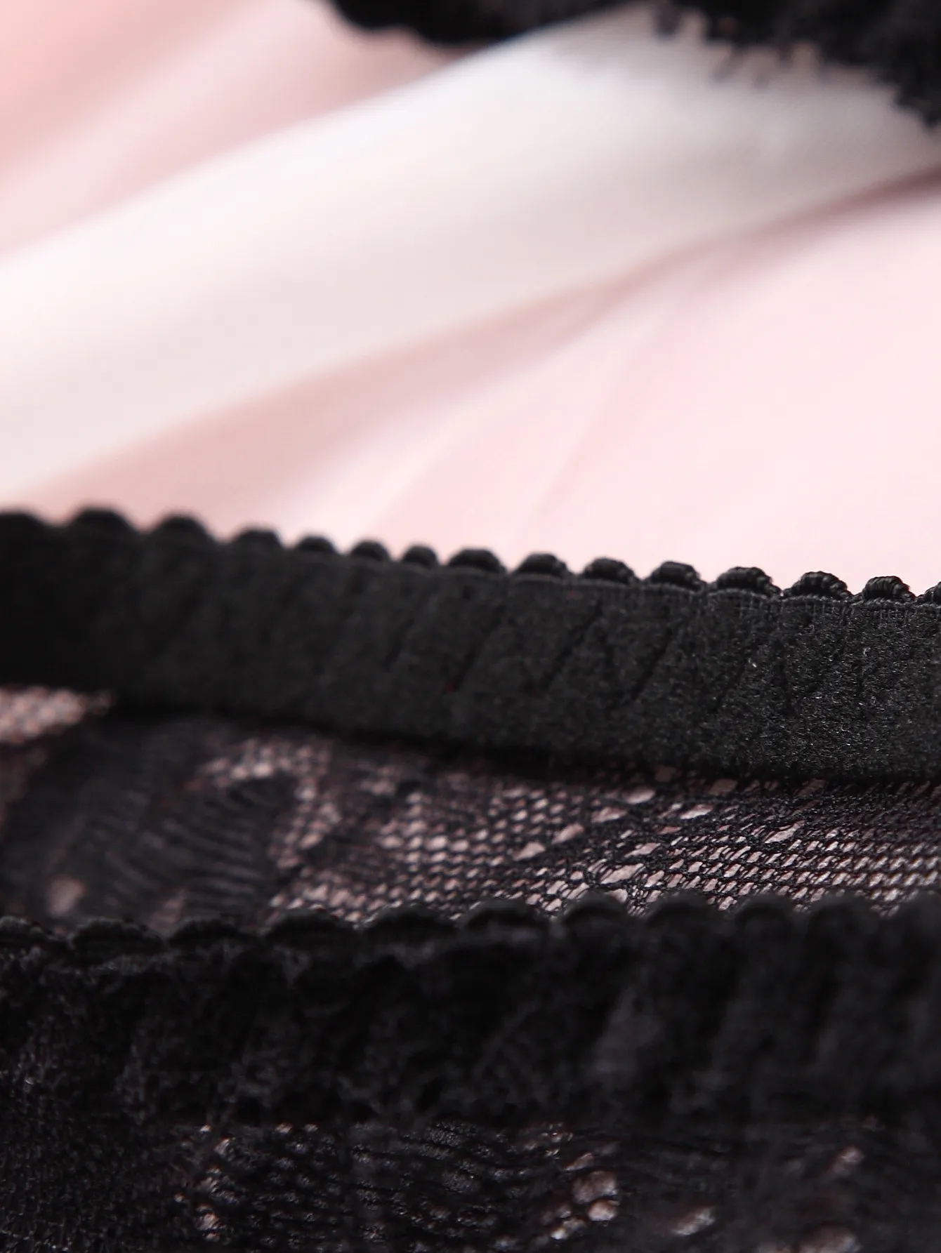 Lacy Trimmed Matching Sets - newme