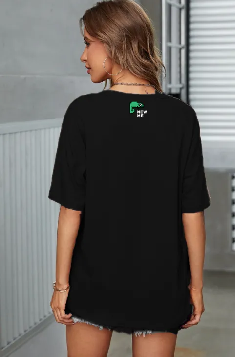Printed Oversized Tshirt - NEWME