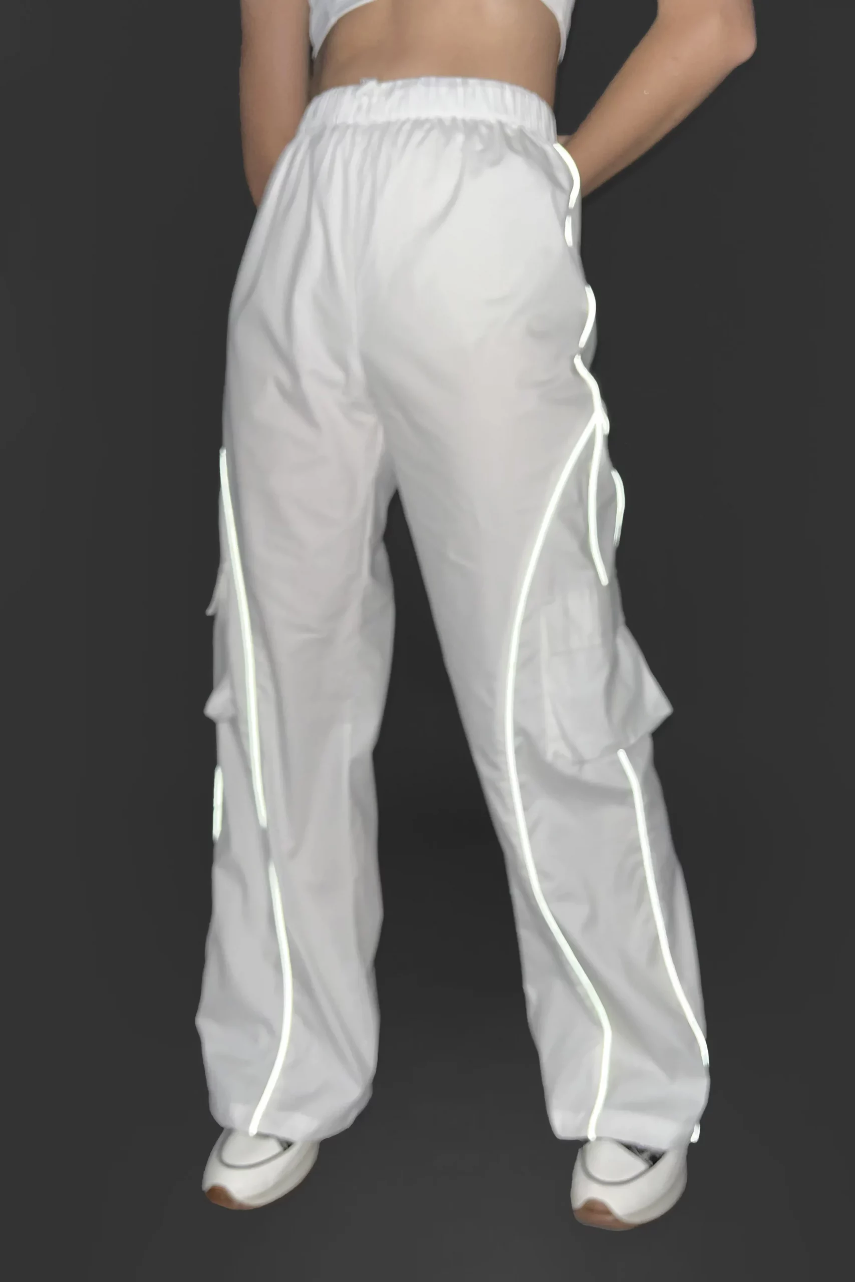 Contrast Reflective Utility Trousers - NEWME