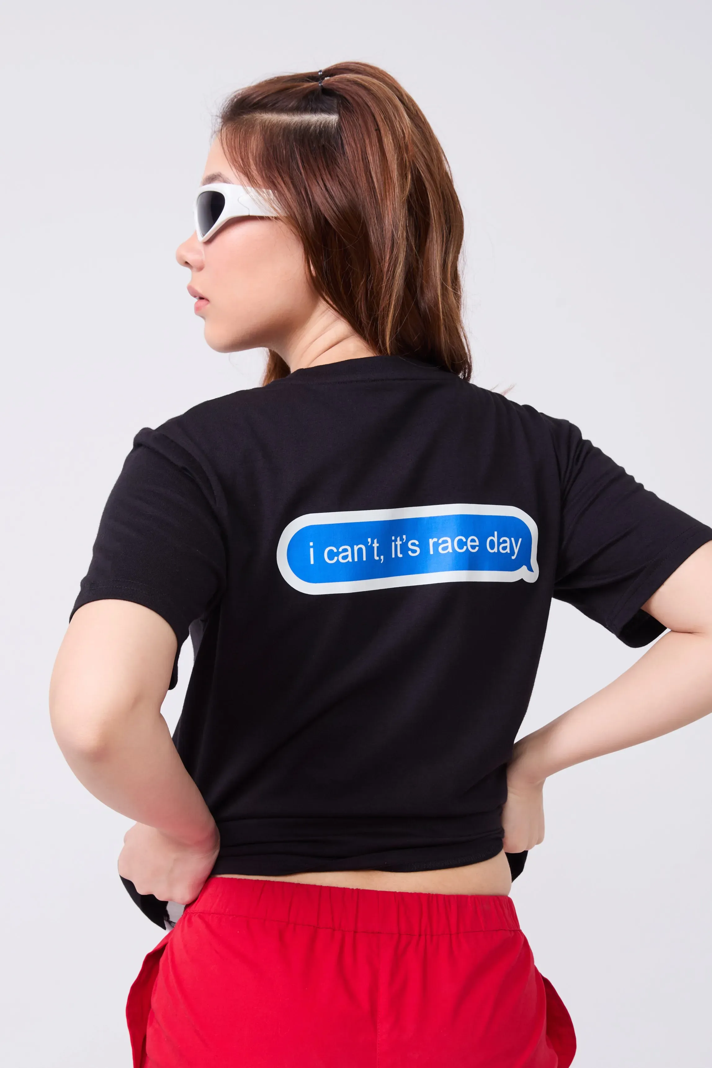 Black Varsity Stripes Tshirt - NEWME