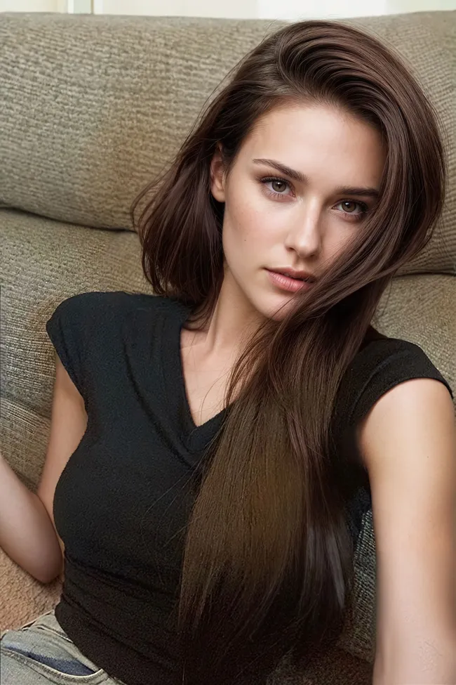 Black Solid Regular Top - NEWME