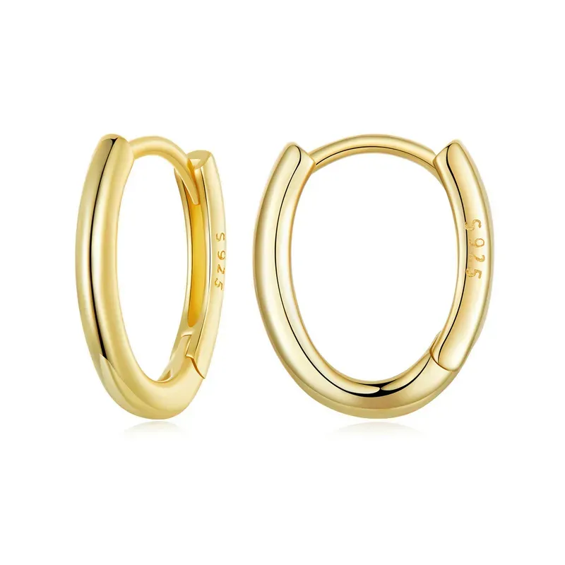 Versatile Gold Plated Hoops For Everyday Wear - NEWME
