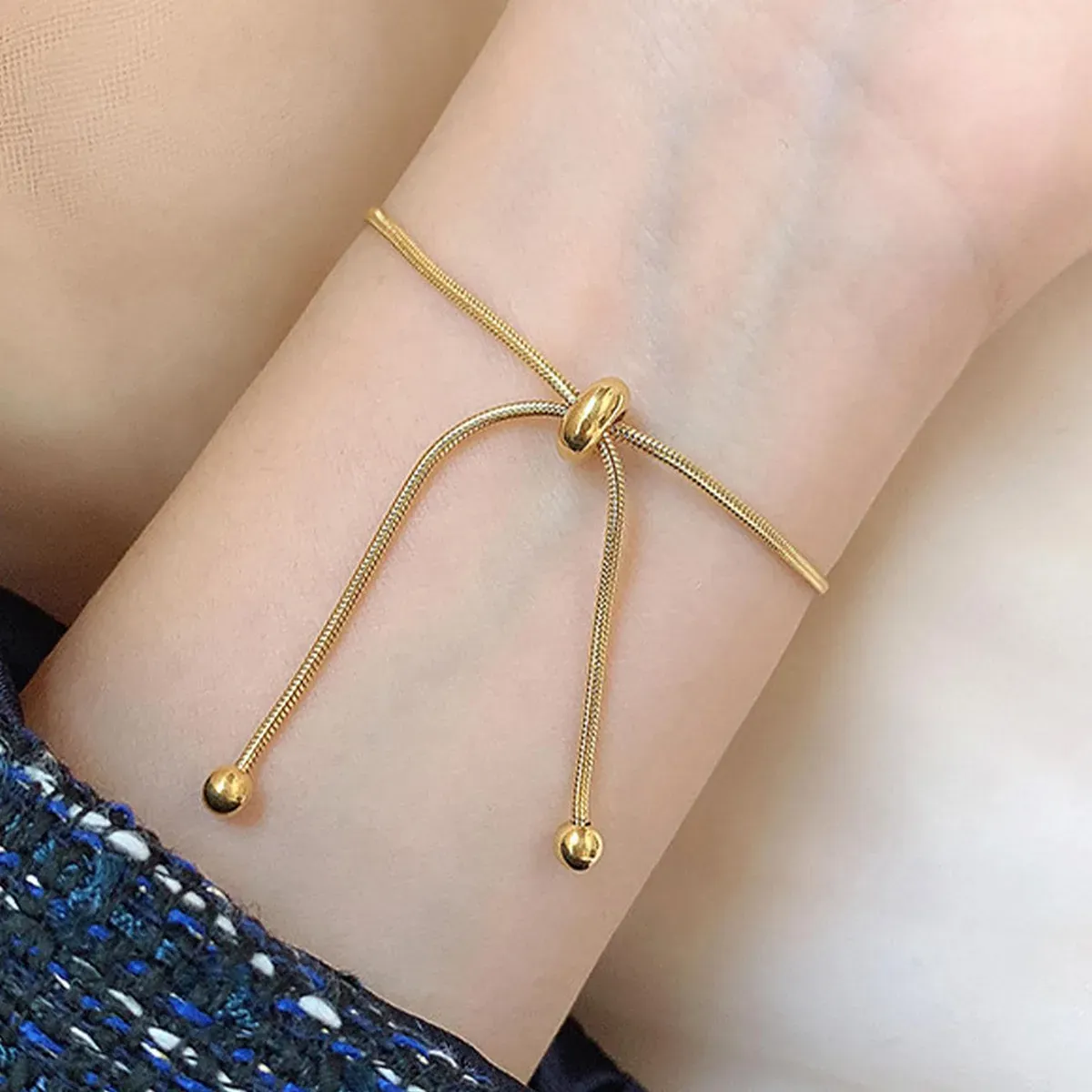 Versatile Gold Plated Pull Bracelet - NEWME