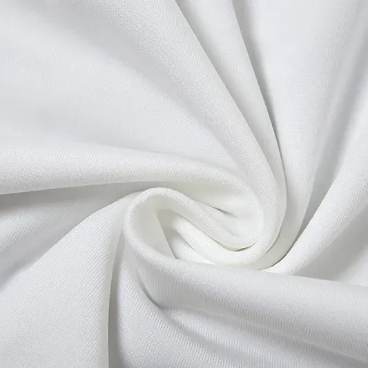 White Asymmetric Bodycon Micro Mini Dress - NEWME