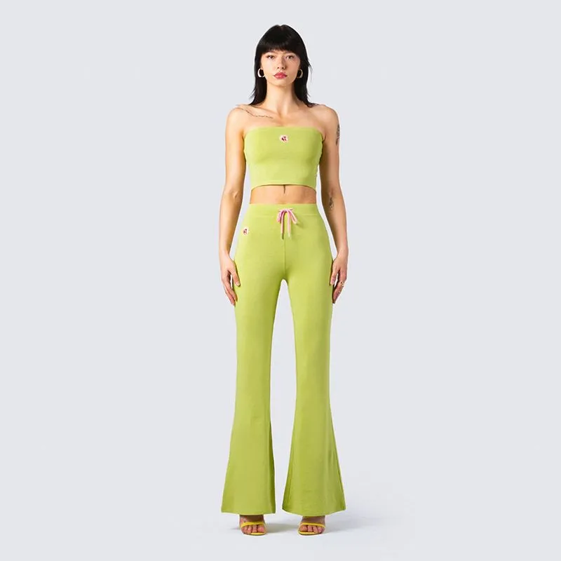 Lime Green Solid Coord Set - NEWME