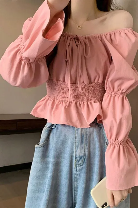 Pink Solid Clenched Top - NEWME