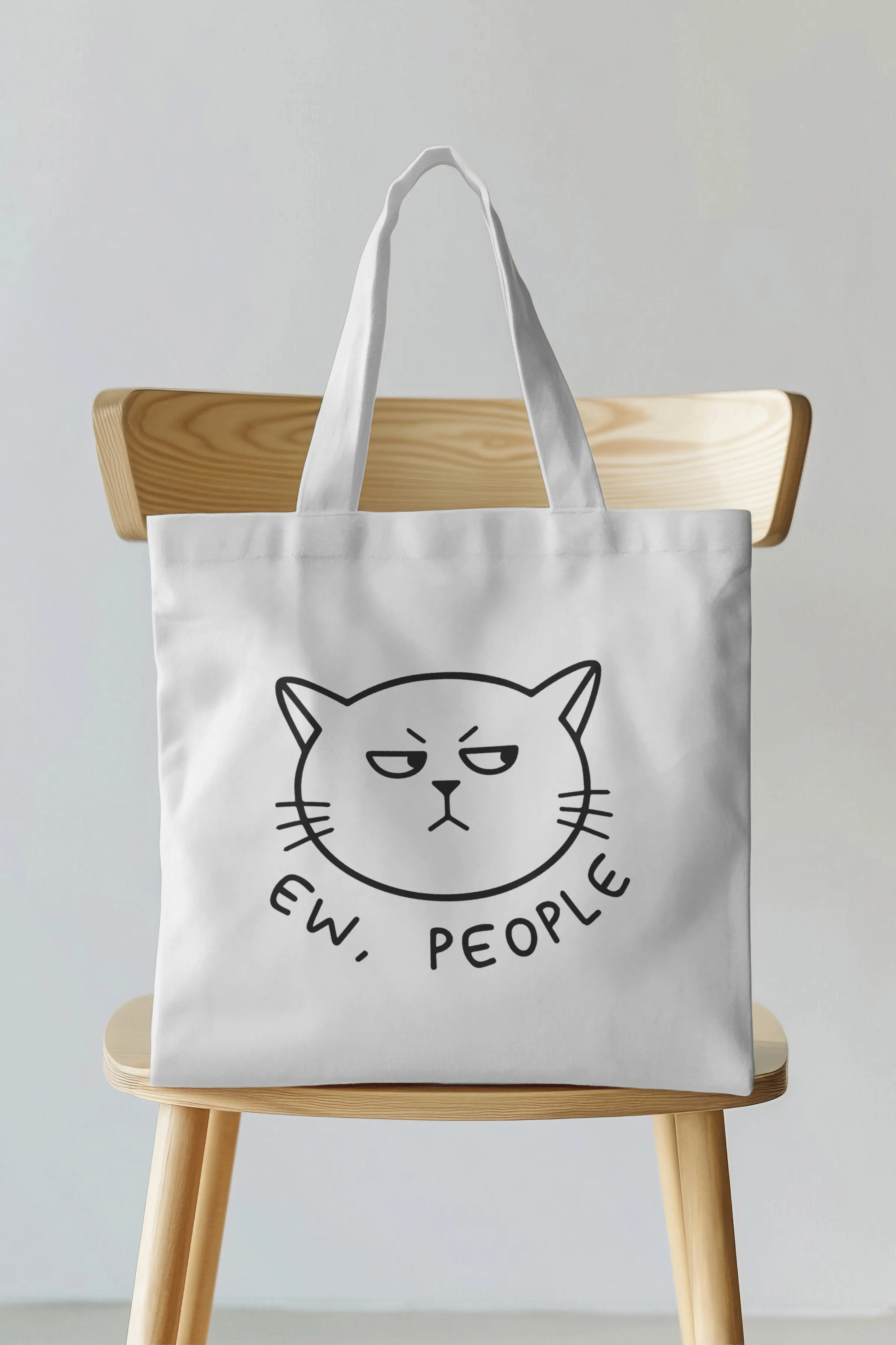 Ew People Canvas Tote Bag - NEWME