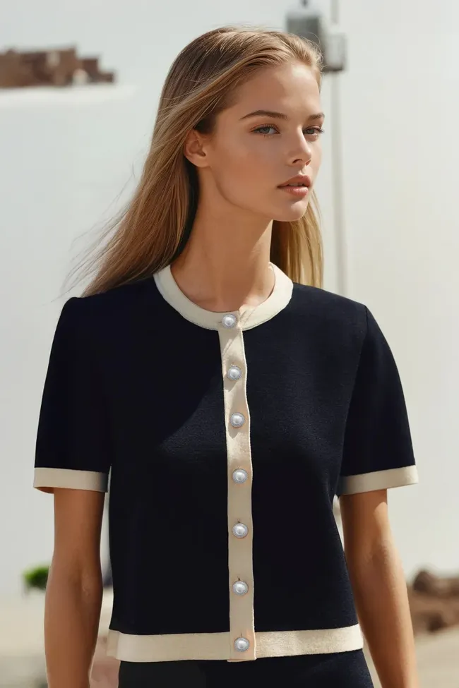 Academy Chic Black Coord Set - NEWME