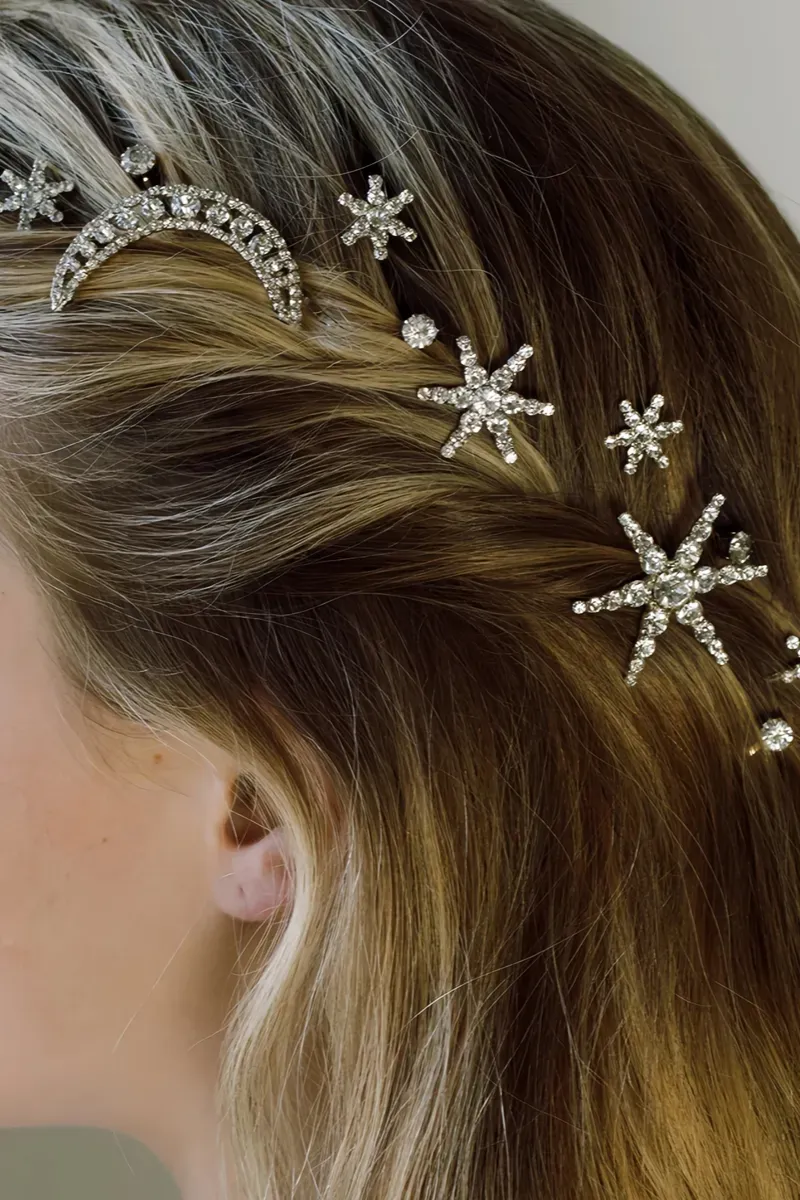 Elegant Silver Hair Pins - NEWME